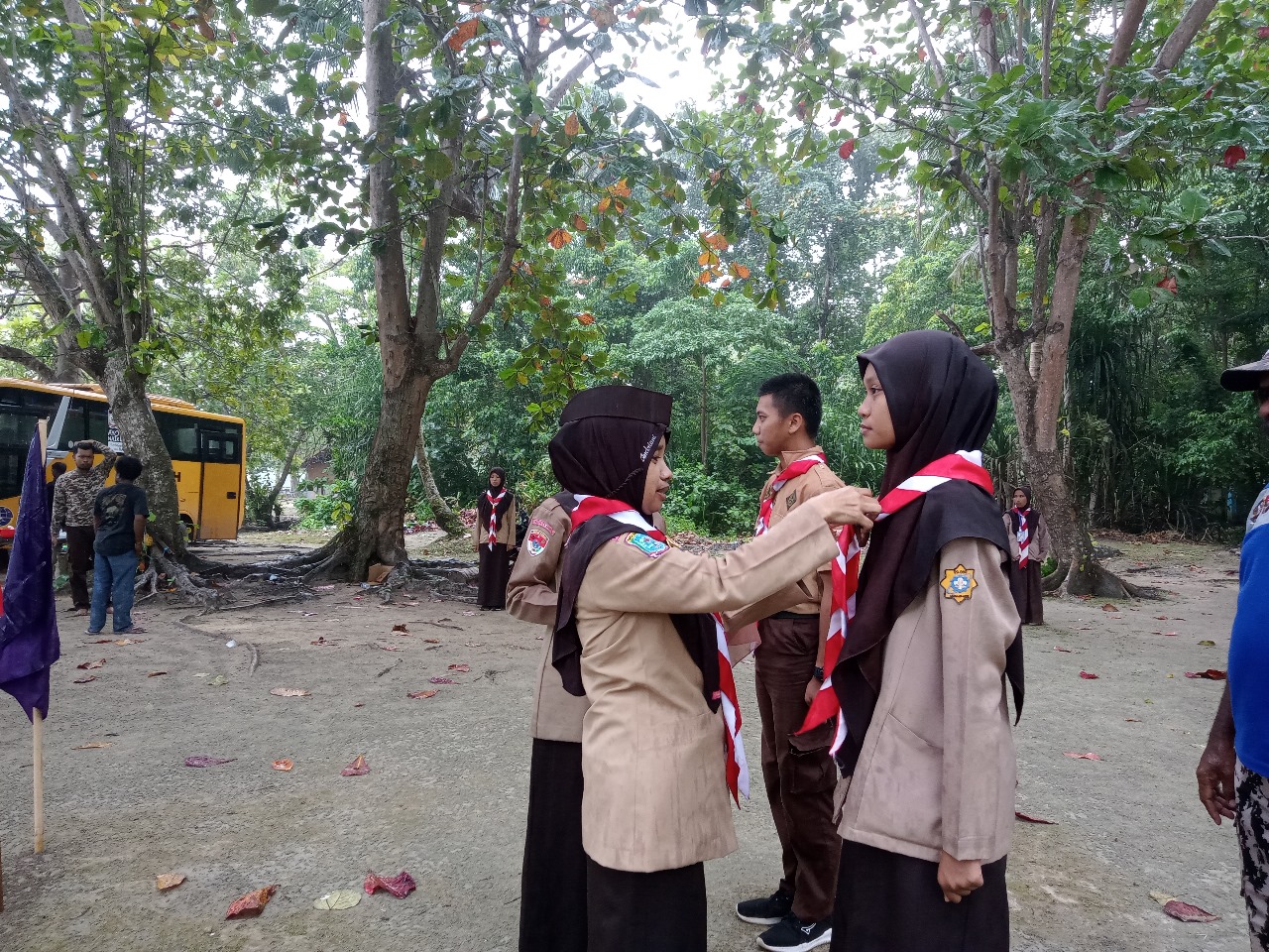 “PERKEMAHAN PENERIMAAN TAMU RACANA” GUDEP 02-015/02- 016 PANGKALAN IAIN SORONG